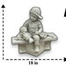Baseball Boy, Concrete Boy, Child Statue, Boy on Bench, Garden Kid, Boy ...