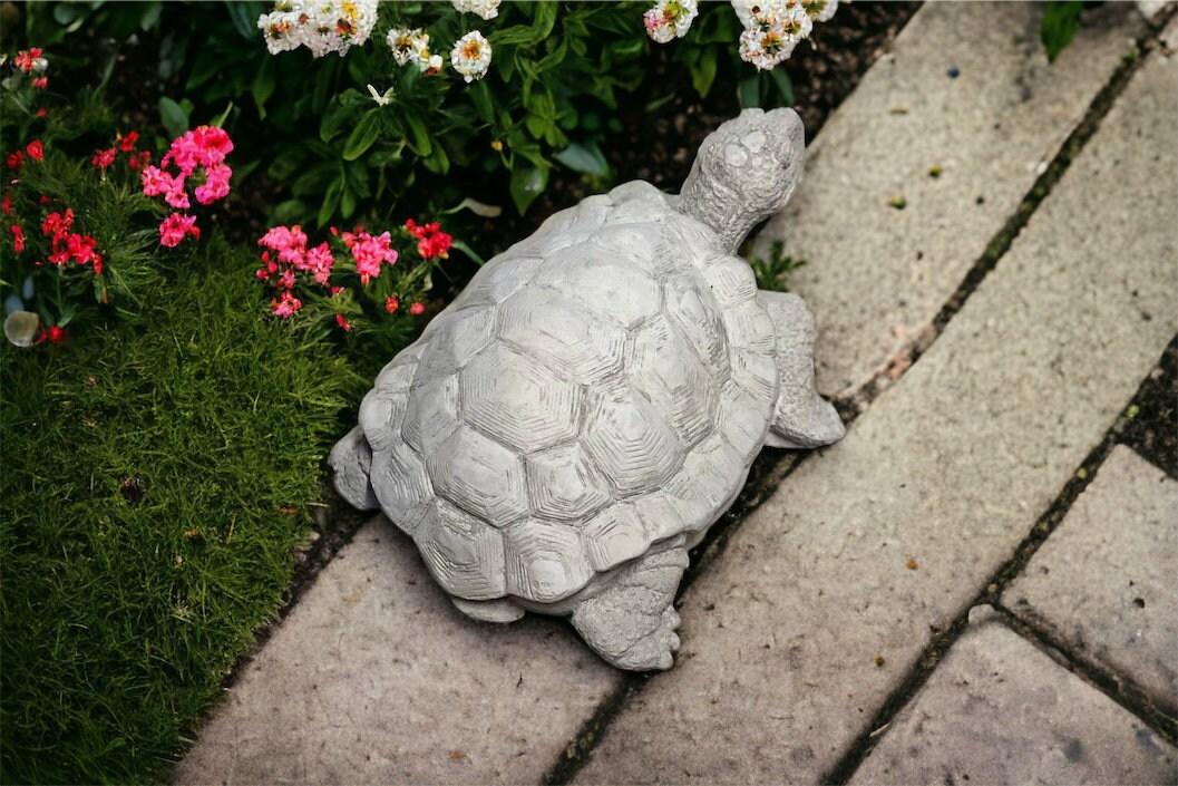 Concrete Turtle, Sculpture for Garden, Tortoise Statue, Ocean ...