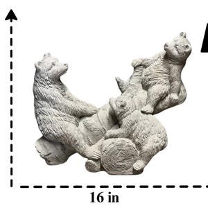 Teeter Bears Statue, Tottering Bears, Animal Sculpture, Outdoor Figure ...