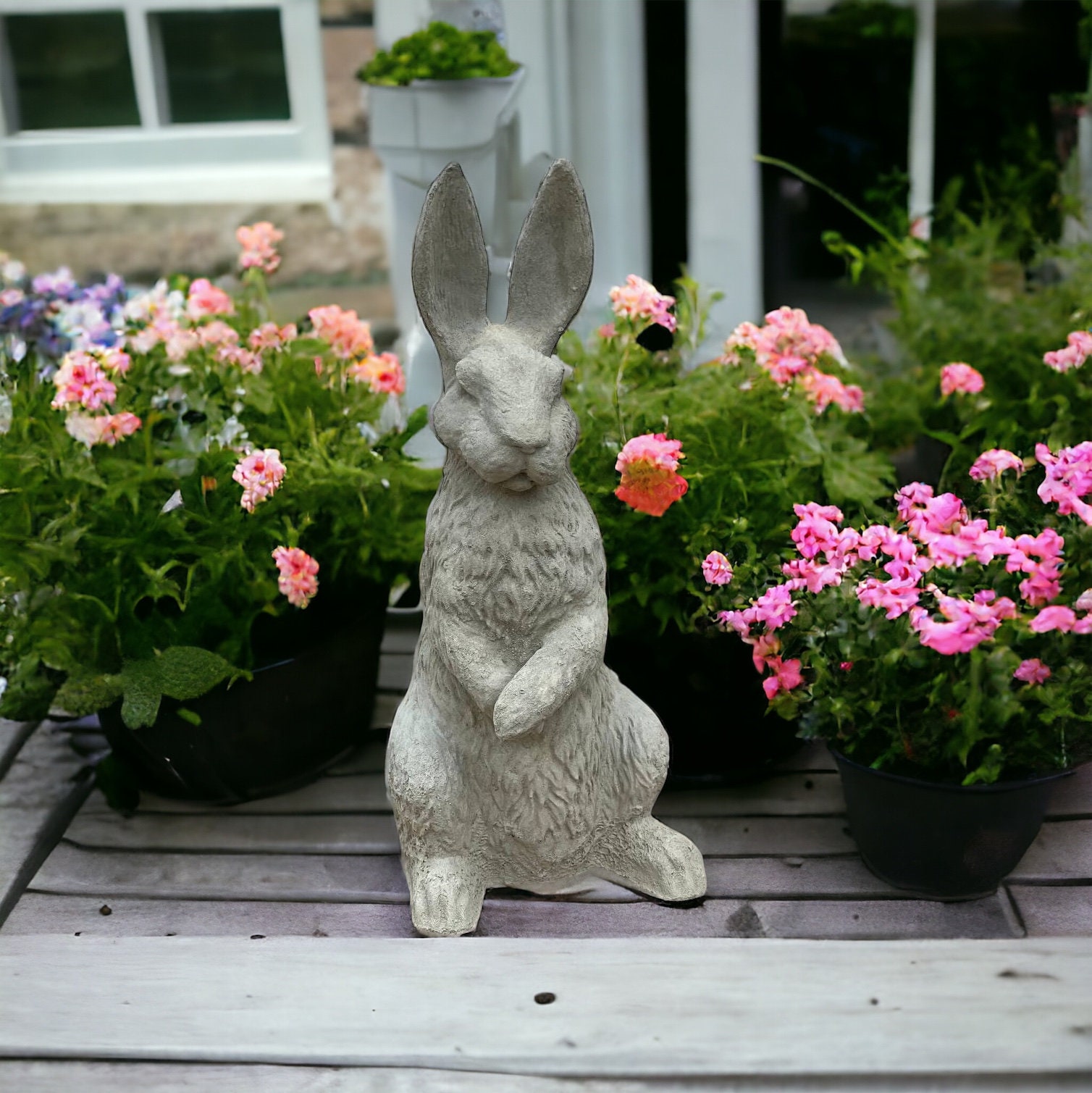 Massive Rabbit, Concrete Bunny, Rabbit Statue, Outdoor Animal, Garden ...