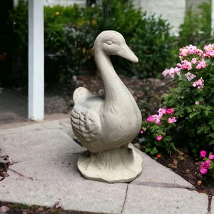 Detailed Goose, Goose Statue, Standing Goosling, Concrete Figure, Farm ...