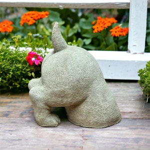 Digging Dog, Concrete Figure, Dog Sculpture, Half Dog, Detailed Statue ...