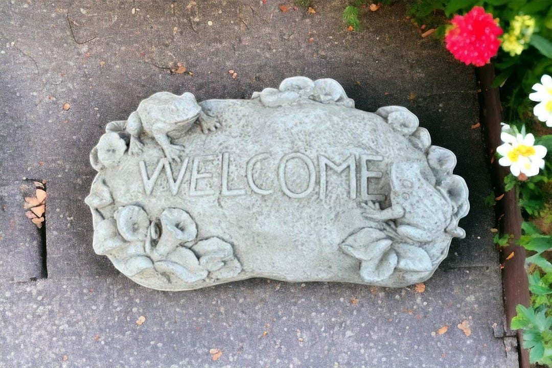Welcome Frog, Frog Figure, Welcome Stump, Toad Statue, Front Door ...