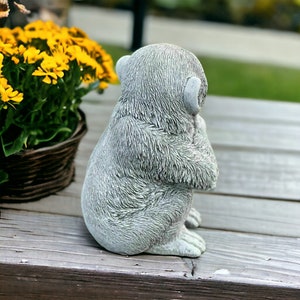Realistic Chimpanzee, Concrete Figure, Monkey Sculpture, Outdoor Animal ...