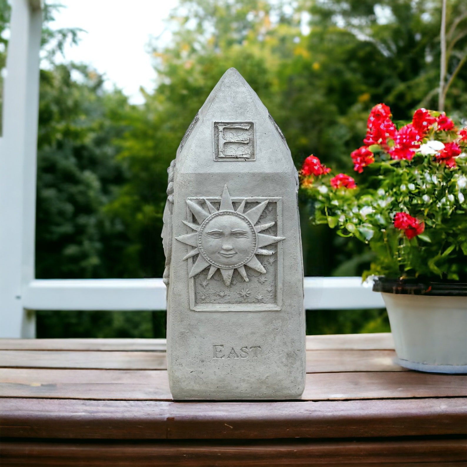 Concrete Marker, Seasonal Rock Statue, Garden Decoration, Outdoor ...