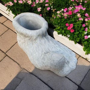 Bigfoot Planter, Concrete Bigfoot, Outdoor Statue, Flowers Pot, Bigfoot ...