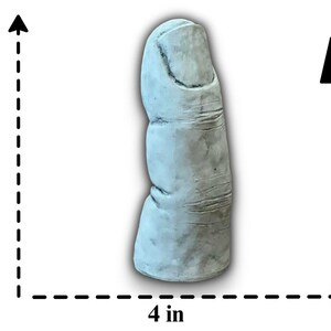 Realistic Finger, Concrete Sculpture, Backyard Decoration, Middle ...