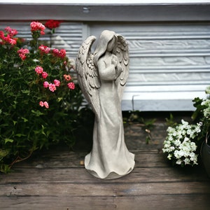 Faceless Angel, Garden Statue, Angel Girl Sculpture, Praying Angel ...