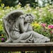 Faceless Angel, Garden Statue, Angel Girl Sculpture, Praying Angel ...