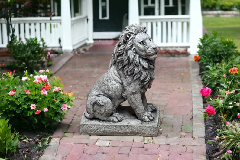 Lion Statue, Garden Lion, Front Door Figure, Guardian Animal, Lion ...