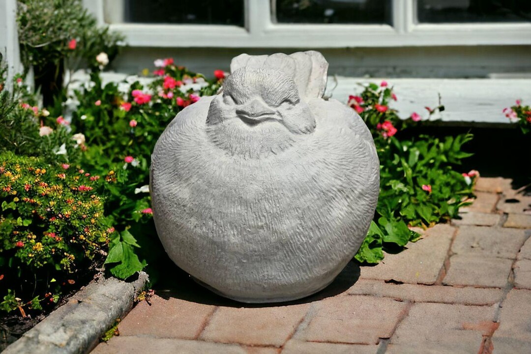 Large Bubba, Bubba Bird, Concrete Bird, Fat Bird, Outdoor Figure, Yard ...