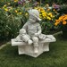 Baseball Boy, Concrete Boy, Child Statue, Boy on Bench, Garden Kid, Boy ...