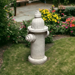Fire Hydrant, Concrete Water Pump, Hydrant Statue, Outdoor Sculpture ...