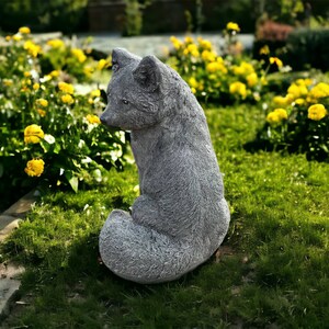 Fox Statue, Concrete Fox, Wild Animal, Garden Fox, Cement Fox, Yard ...