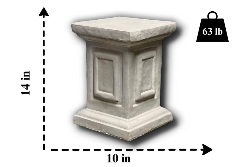 Large Pedestal, Concrete Post, Massive Post, Greek Pedestal, Stone ...