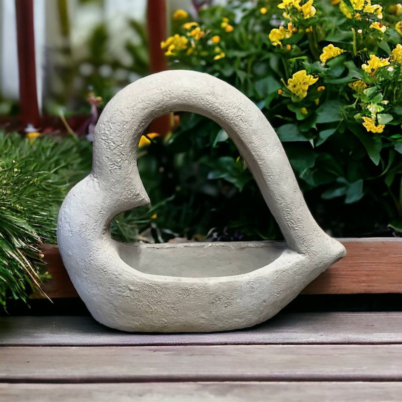 Concrete Heart - Etsy