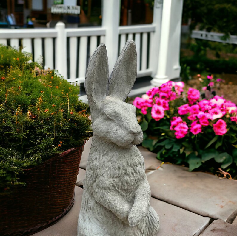 Massive Rabbit, Concrete Bunny, Rabbit Statue, Outdoor Animal, Garden ...
