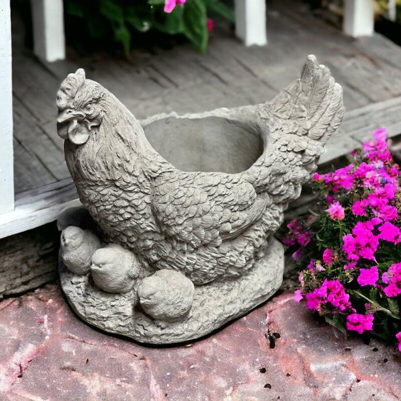 Hen Planter - Etsy