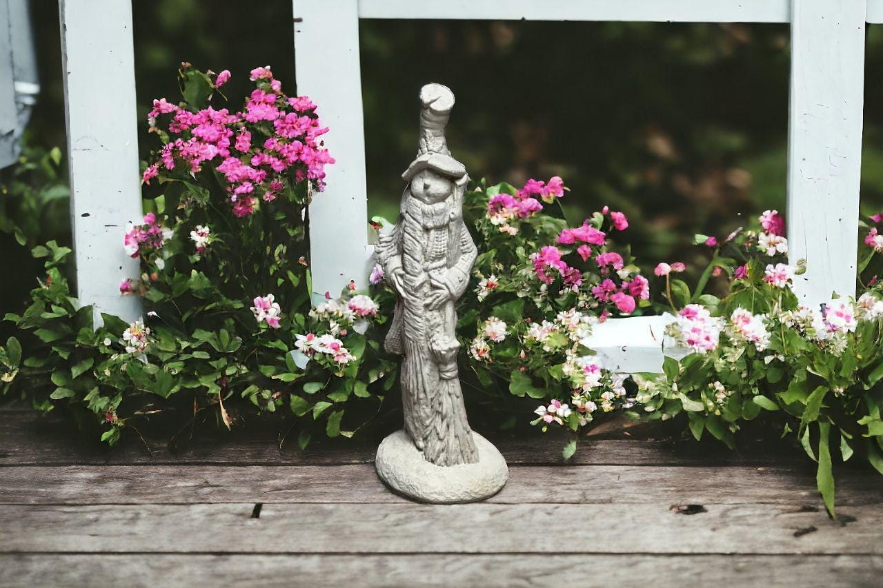 Snowman With Twigs, Concrete Snowman, Christmas Gift, Magic Decoration ...