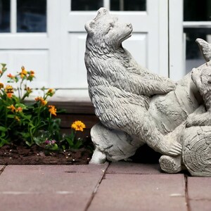 Teeter Bears Statue, Tottering Bears, Animal Sculpture, Outdoor Figure ...