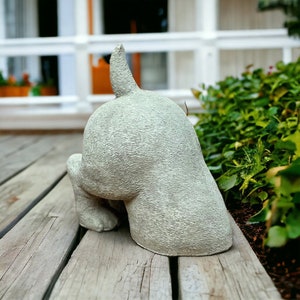 Digging Dog, Concrete Figure, Dog Sculpture, Half Dog, Detailed Statue ...