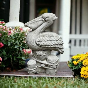 Concrete Pelican, Detailed Pelican, Garden Statue, Massive Bird ...