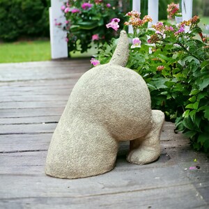 Digging Dog, Concrete Figure, Dog Sculpture, Half Dog, Detailed Statue ...