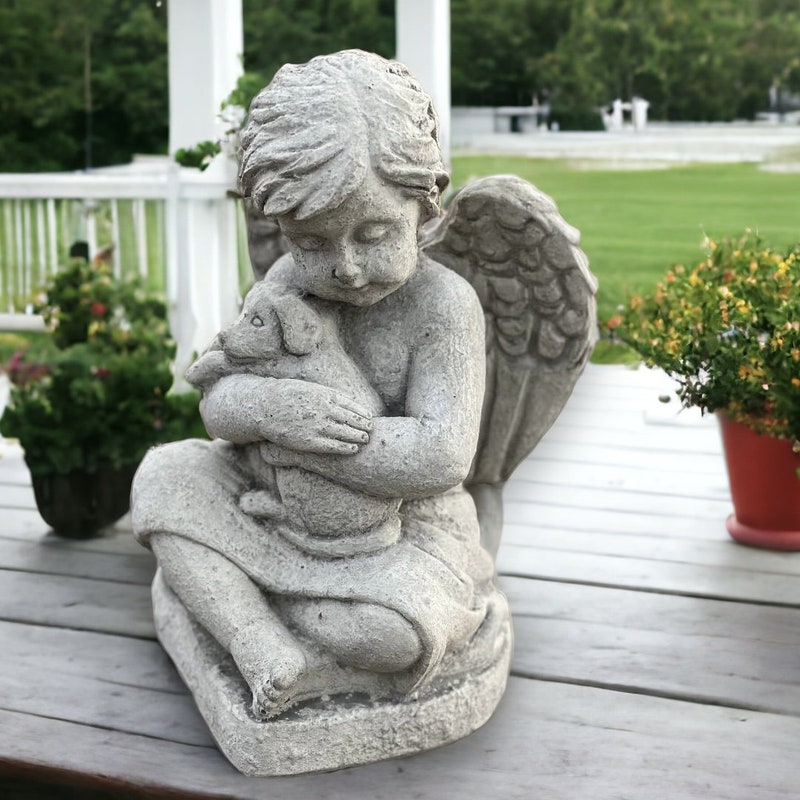 Angel Boy Garden - Etsy