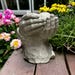 Loving Hands, Child Sculpture, Concrete Kid Memorial, Hands Figure ...