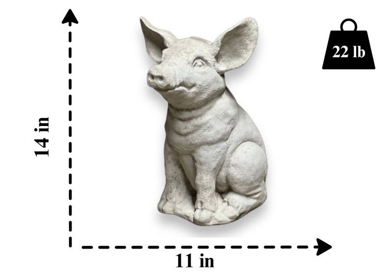 Massive Pig, Outdoor Sculpture, Wilbur Pig, Potbelly Pig, Farm Animal ...