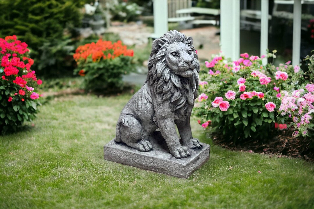 Lion Statue, Garden Lion, Front Door Figure, Guardian Animal, Lion ...