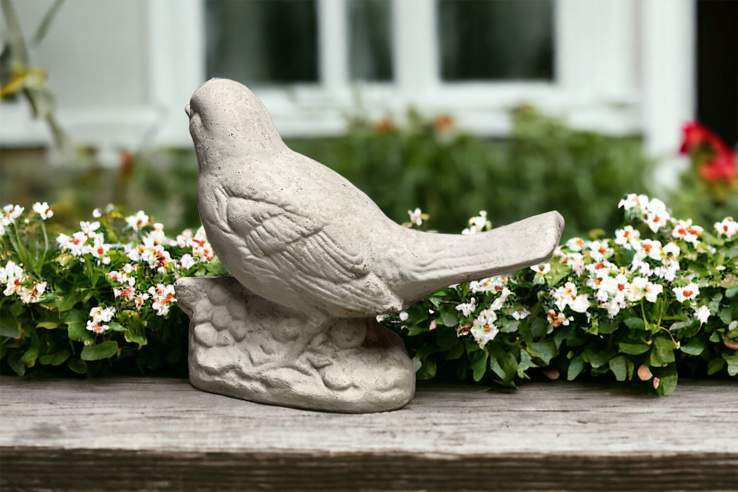 Robin Statue, Concrete Bird, Porch Sculpture, Birds Lovers Gift, Robin ...