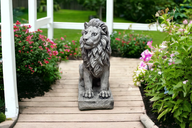 Lion Statue, Garden Lion, Front Door Figure, Guardian Animal, Lion ...