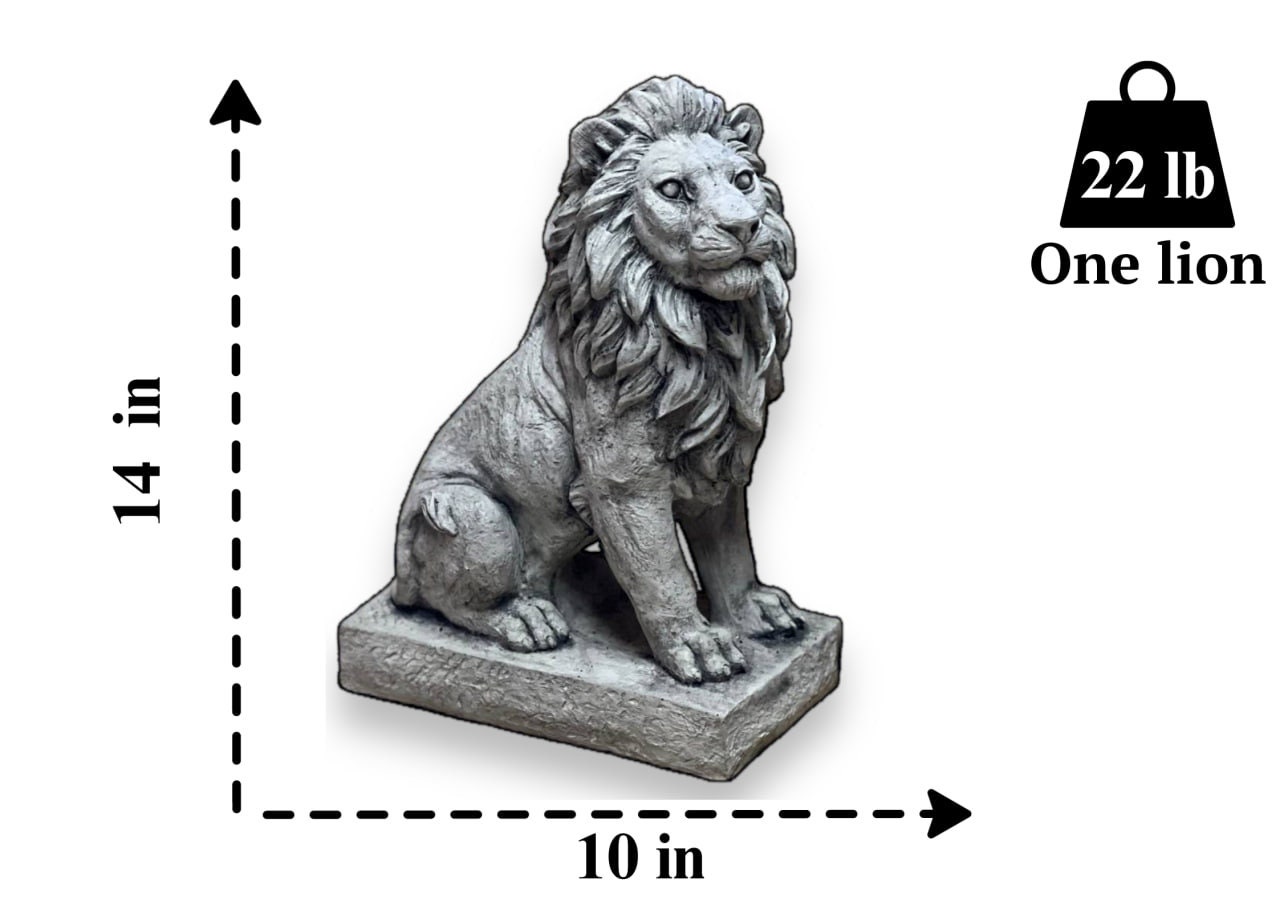 Lion Statue, Garden Lion, Front Door Figure, Guardian Animal, Lion ...