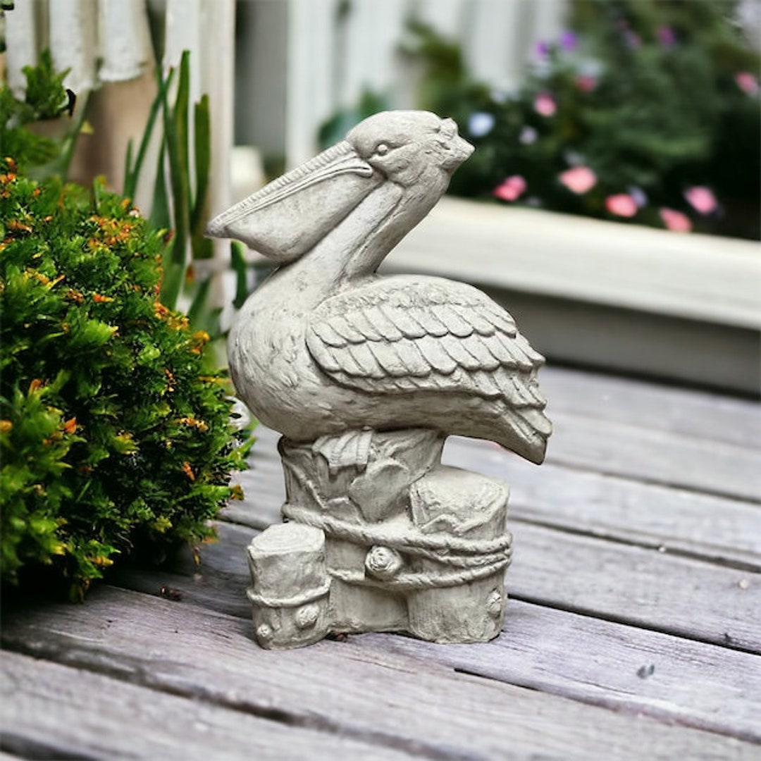 Concrete Pelican, Detailed Pelican, Garden Statue, Massive Bird ...