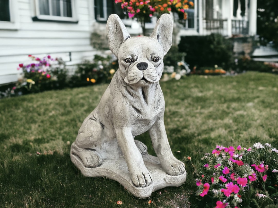 Concrete Boston Terrier, Dog Sculpture, Boston Memorial, Outdoor Statue ...