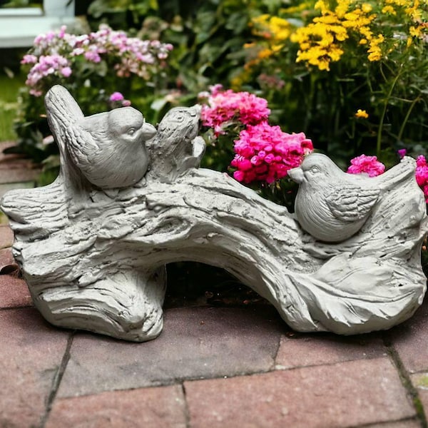 Robin Statue, Concrete Bird, Porch Sculpture, Birds Lovers Gift, Robin ...