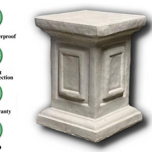 Large Pedestal, Concrete Post, Massive Post, Greek Pedestal, Stone ...