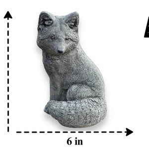 Fox Statue, Concrete Fox, Wild Animal, Garden Fox, Cement Fox, Yard ...