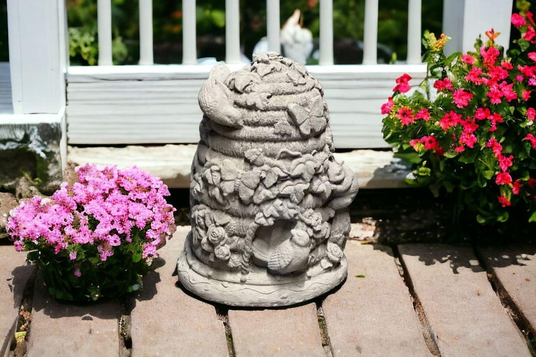 Concrete Beehive, Bee Skep, Detailed Bee House, Beehive Figure, Massive ...