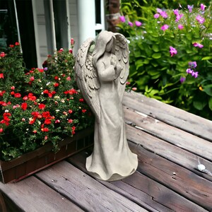 Faceless Angel, Garden Statue, Angel Girl Sculpture, Praying Angel ...