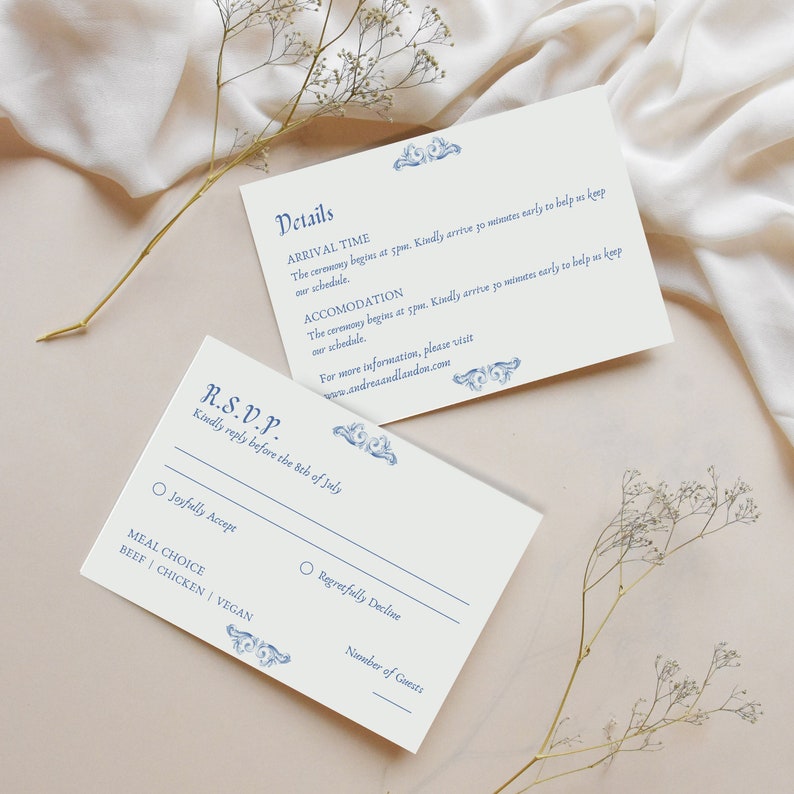 Vintage Regency Era Wedding Invitation Bundle Baroque and Classic ...