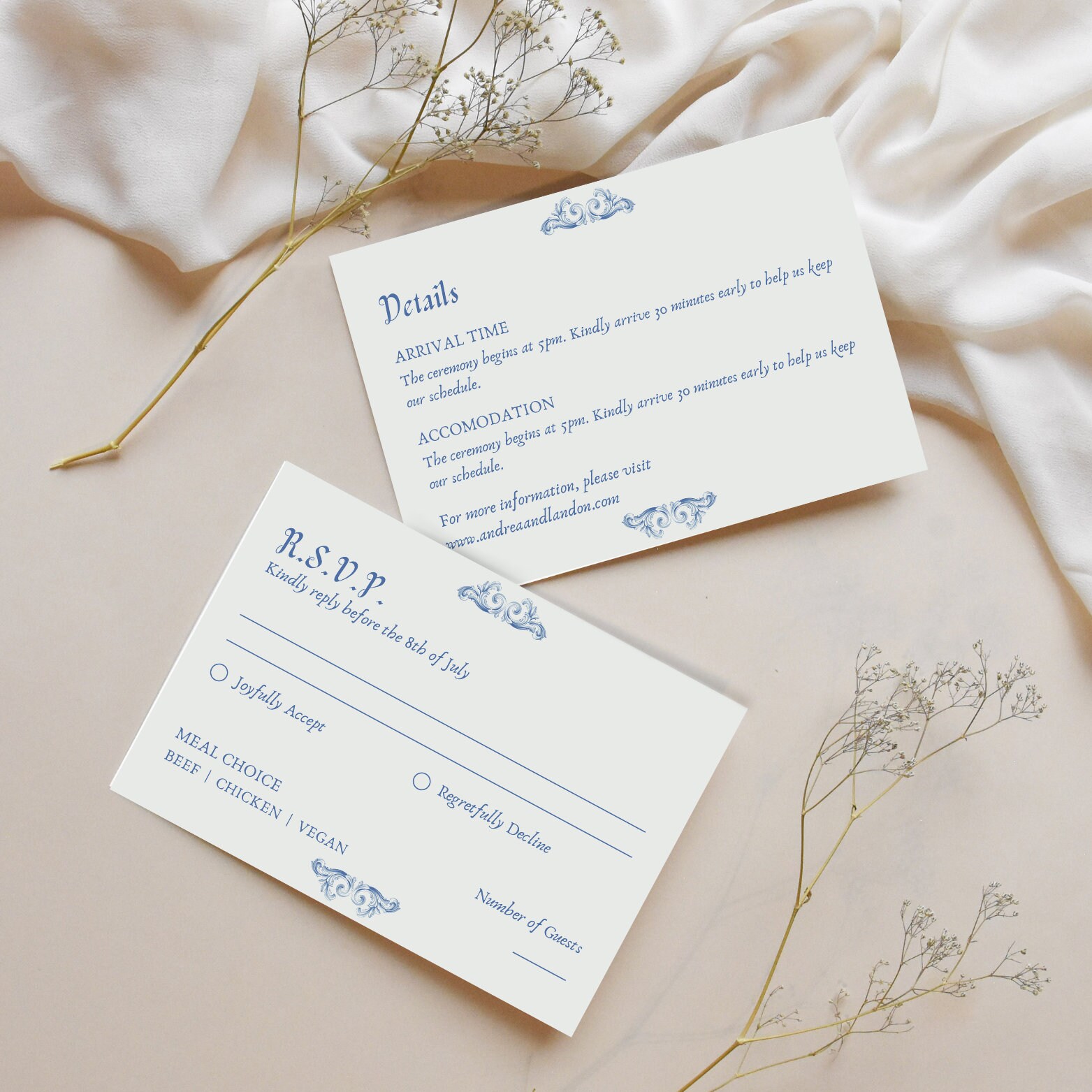 Vintage Regency Era Wedding Invitation Bundle Baroque and Classic ...