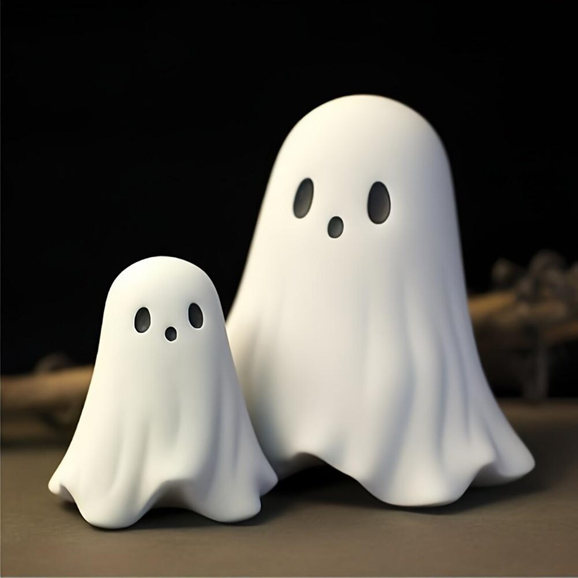 Funny Resin Ghost Statue - Middle Finger Ghost, Heart Ghost & Double ...