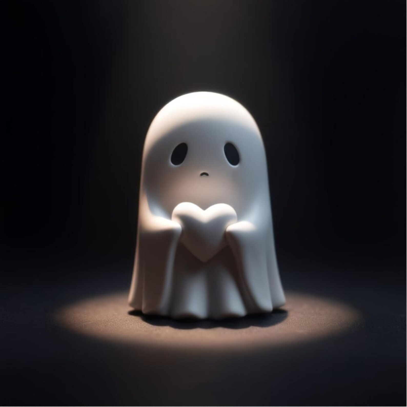 Funny Resin Ghost Statue - Middle Finger Ghost, Heart Ghost & Double ...