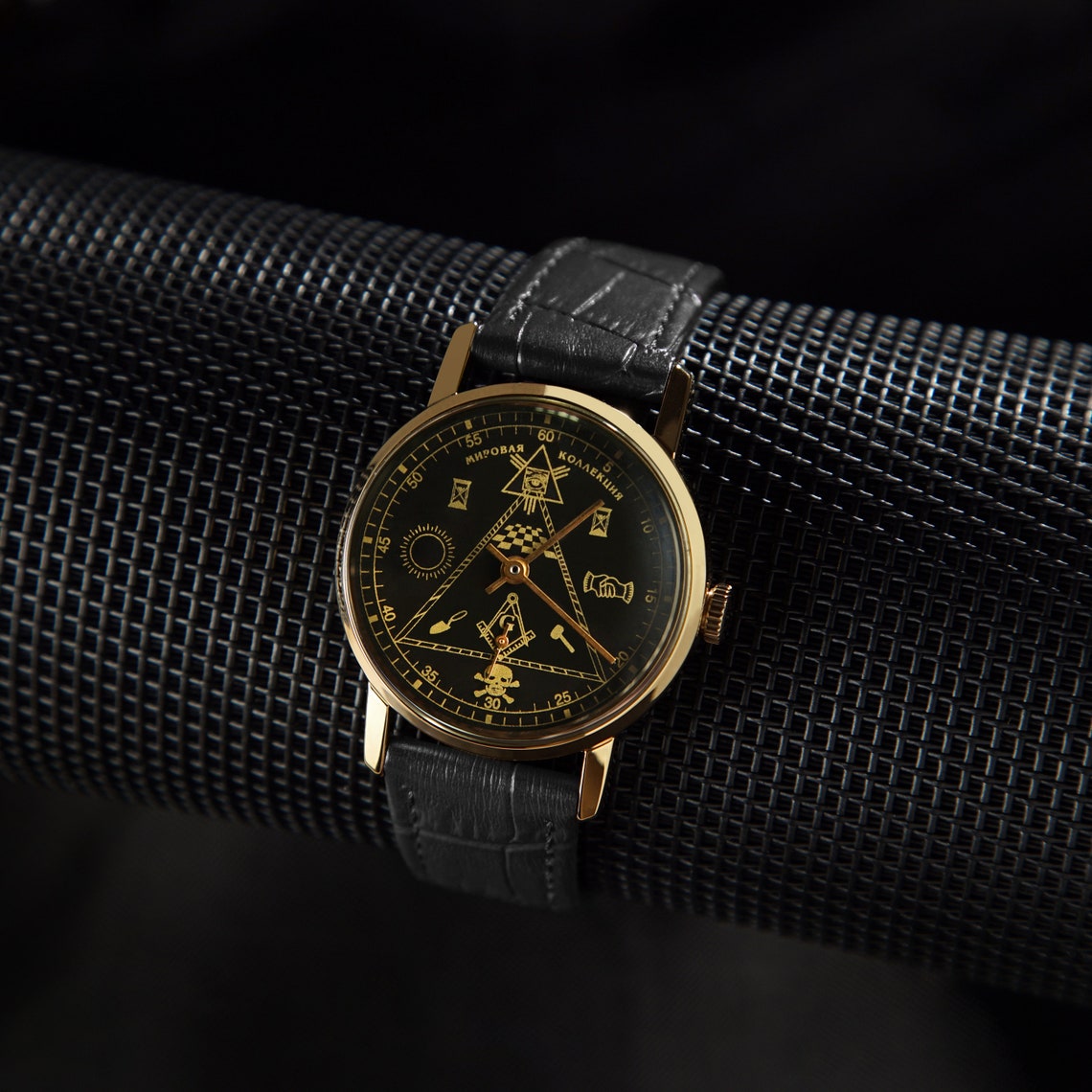 Masonic Wrist Watch, Pobeda 1980s , Watch for Men, Unisex Watches ...