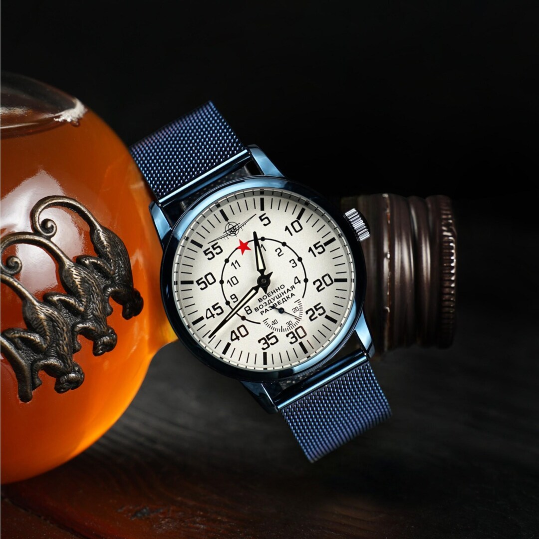 Men's Military Watch Pobeda Aviation "razvedka", Soviet Watch ...