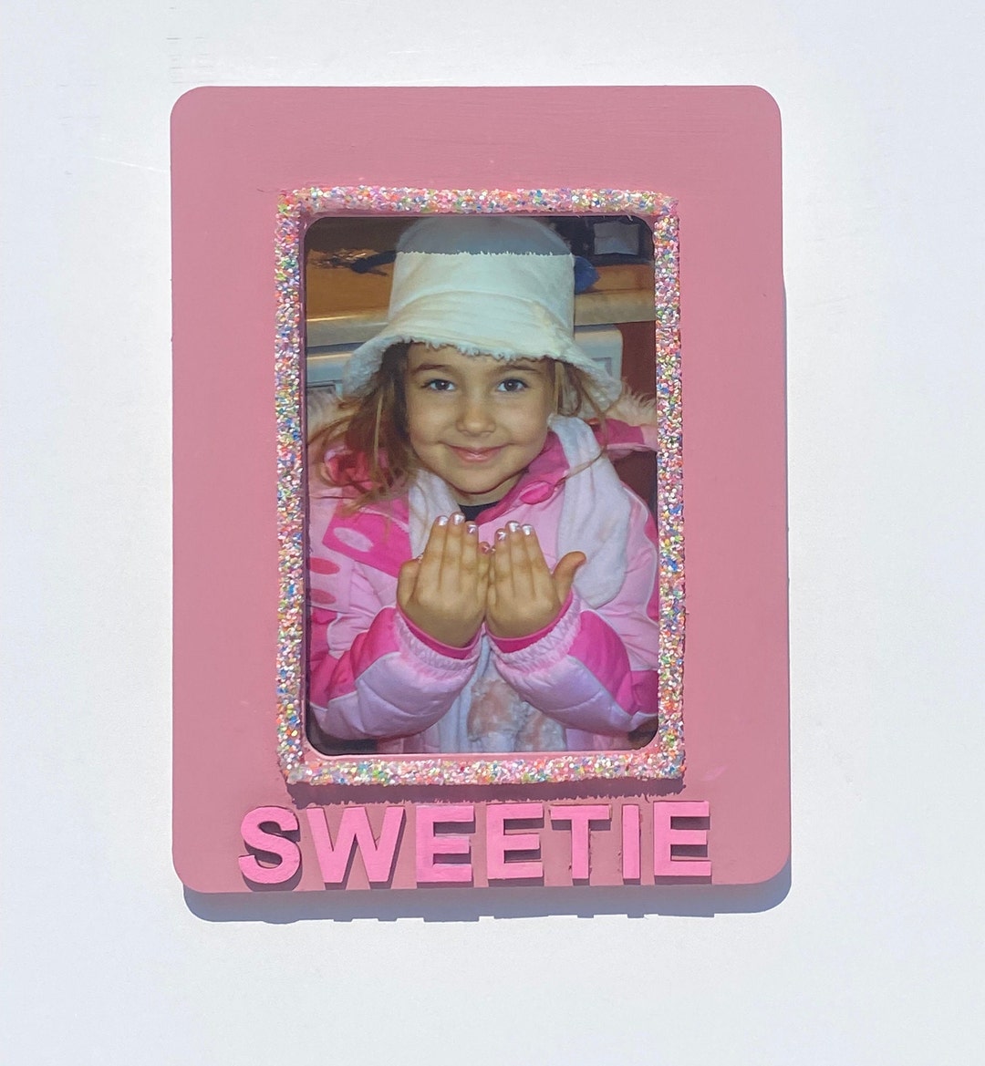 Sweetie Picture Frame, Girls Pink Photo Frame, Baby Girl Frame, Girls ...