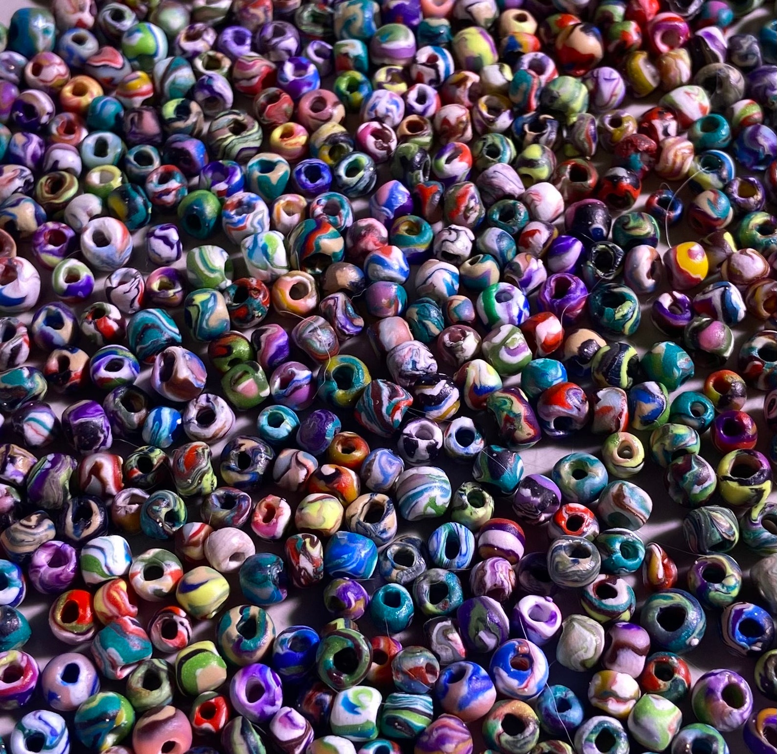 Hand Rolled Beads in an Array of Colors. - Etsy