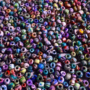 Hand Rolled Beads in an Array of Colors. - Etsy